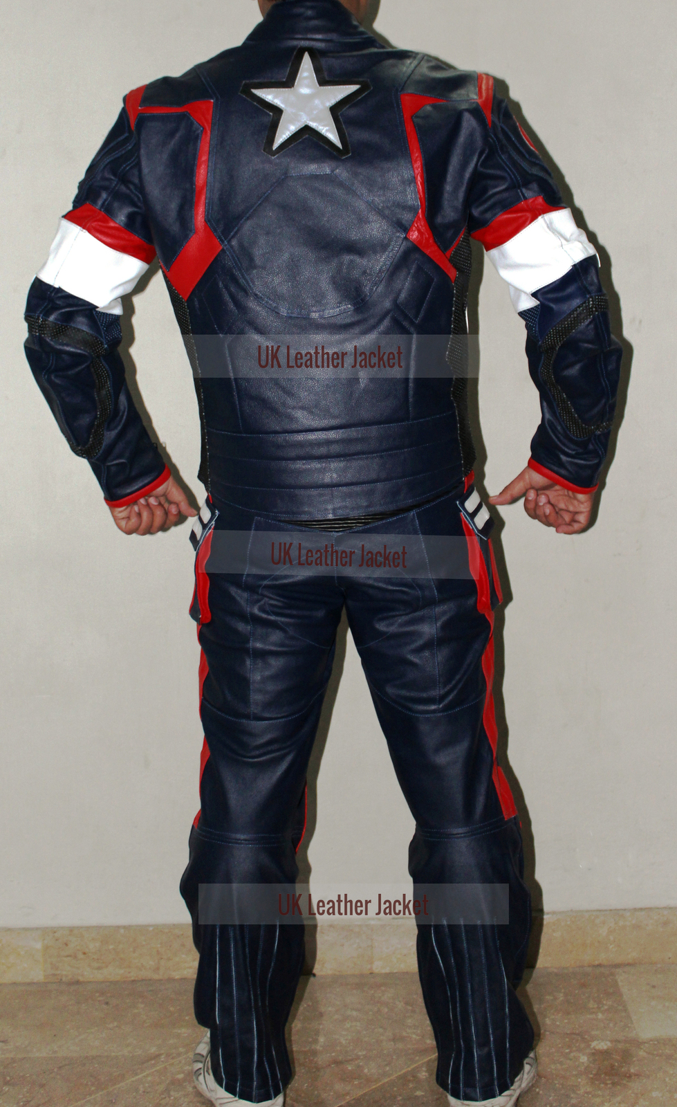 Avengers Age Of Ultron Captain America Movie Leather Costume - Full ...